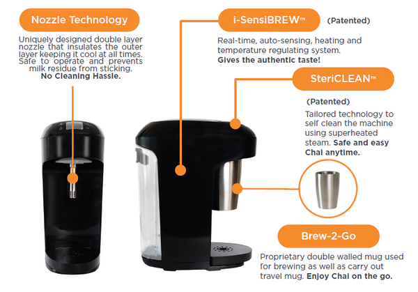 ChaiEasy - Brew Chai at Home with One Press & No Mess